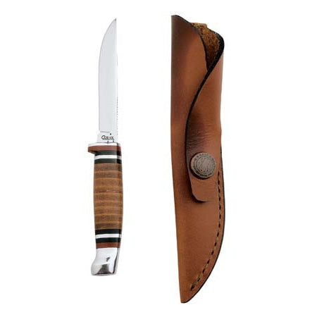 379 CASE FIXED BLADE POLISHED LEATHER — Crane's Country Store