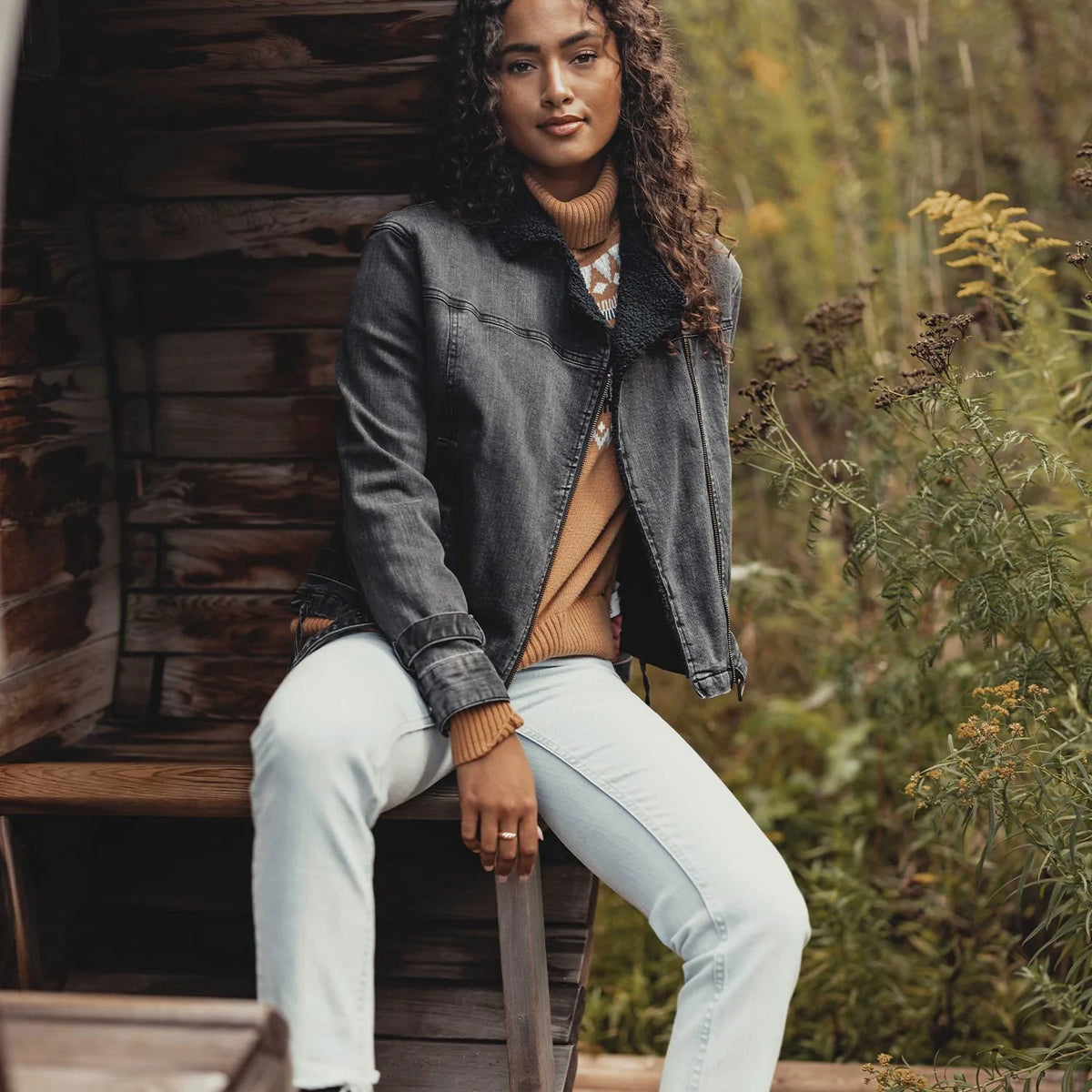 Normal Brand Women's Denim Moto Jacket - PRICE DROP - CLOSEOUT! — Crane's Country Store