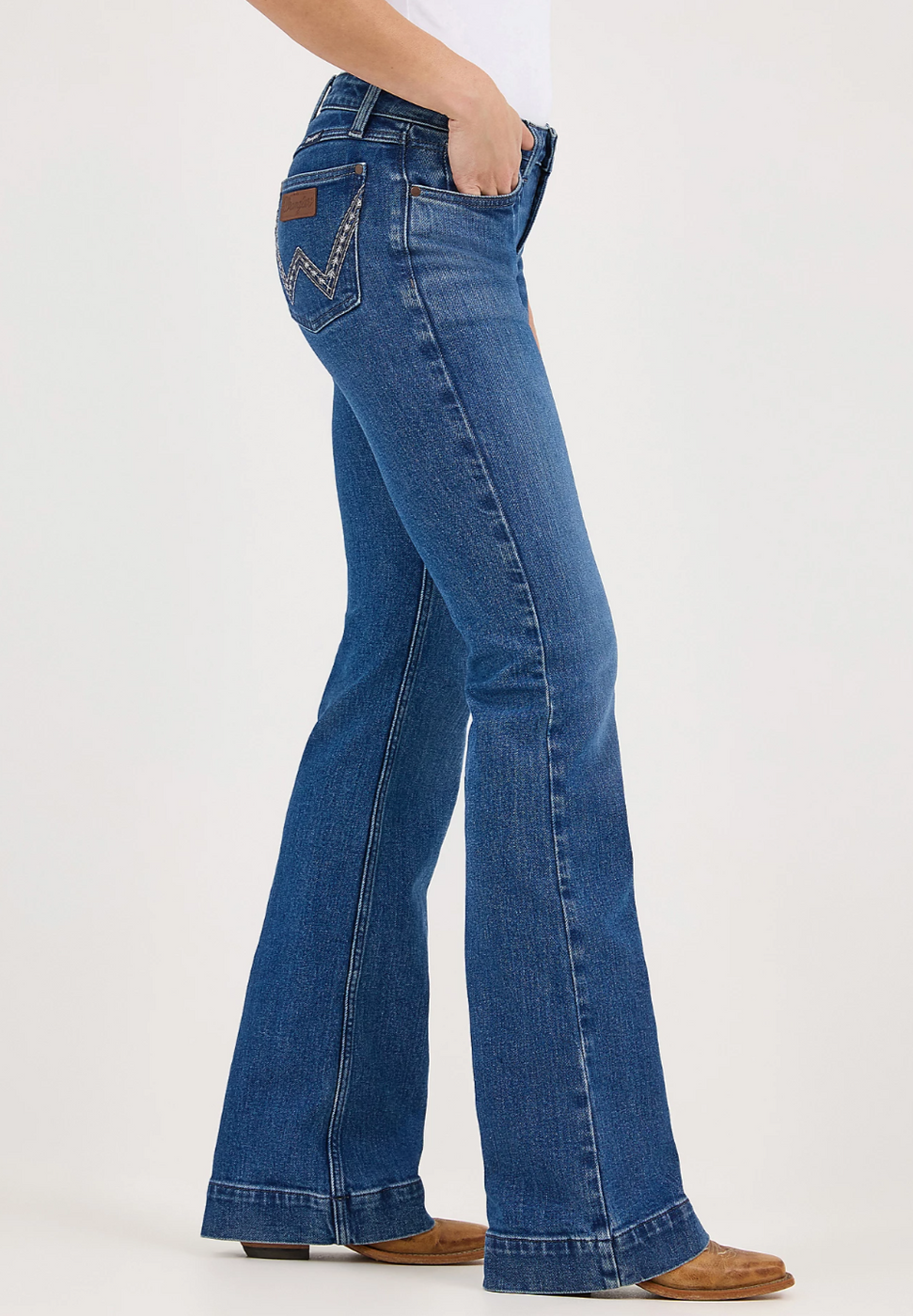 Wrangler Retro® Mae Bootcut Trouser Jean - Mid Rise Women's Jeans ...
