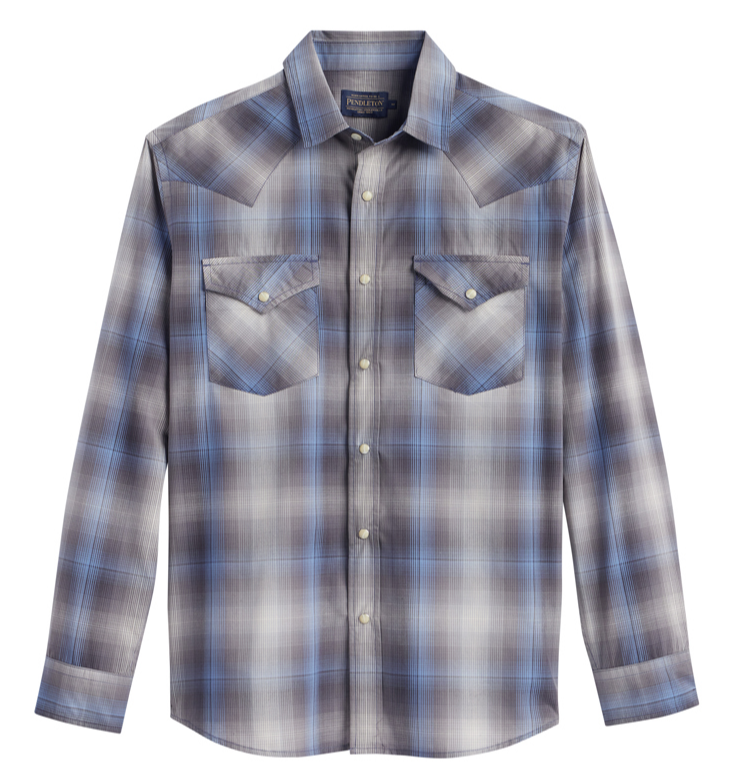 Pendleton Frontier Long Sleeve Shirt - RA1238 - Closeout — Crane's ...