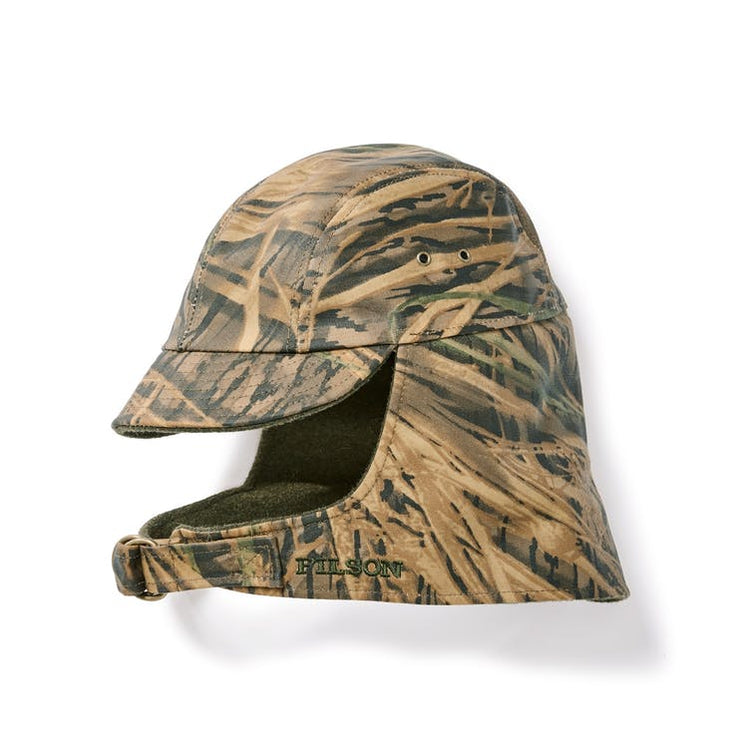 Filson X Mossy Oak Camo Tin Cloth Wildfowl Hat 20078587 — Crane's ...